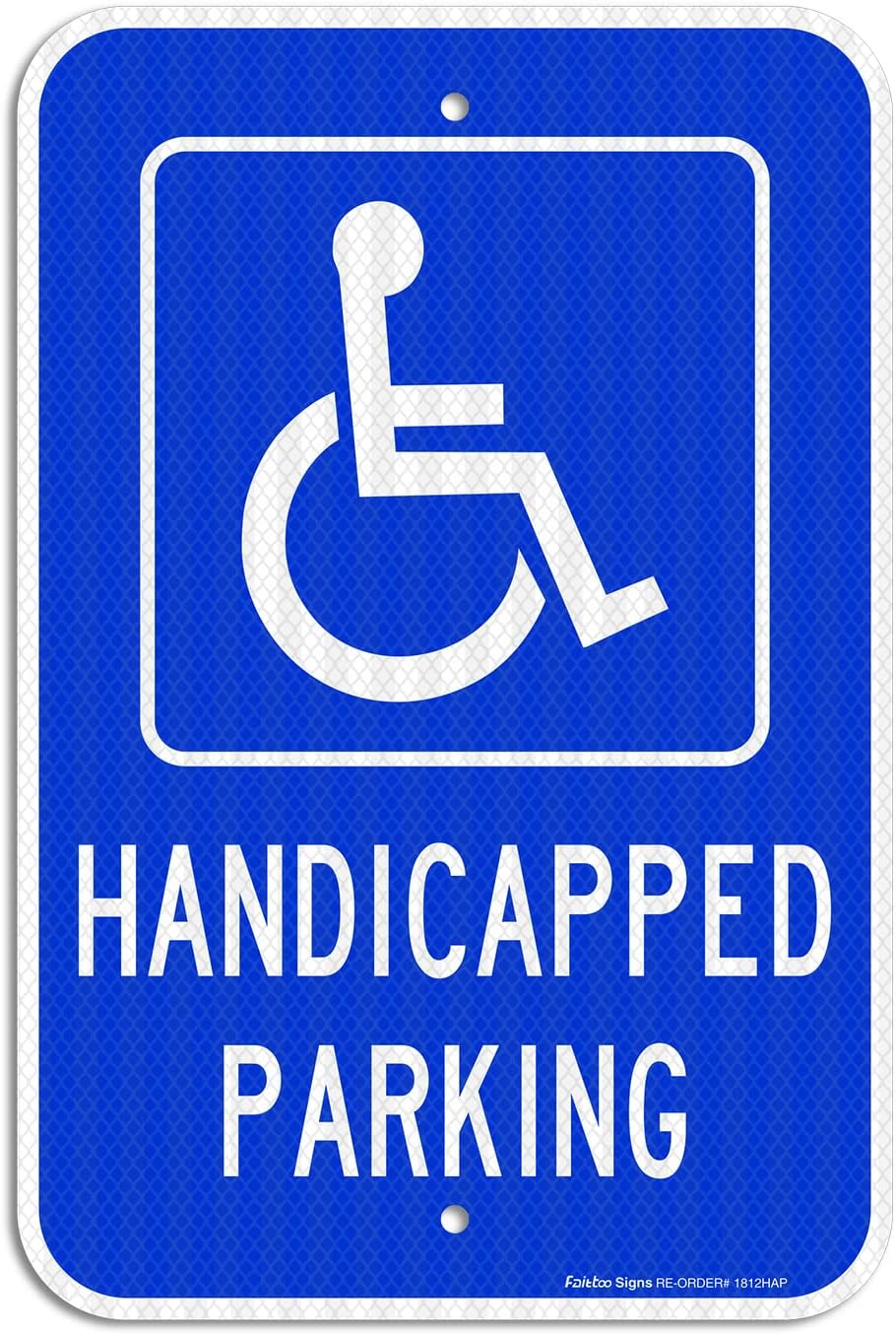 Amazon.com: Handicap Parking Sign, with Picture of Wheelchair Sign, 18 ...