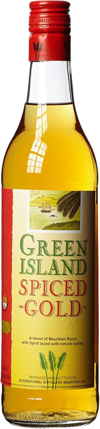 Green Island Spiced Gold Spiced Rum, 70 cl : Amazon.co.uk: Grocery