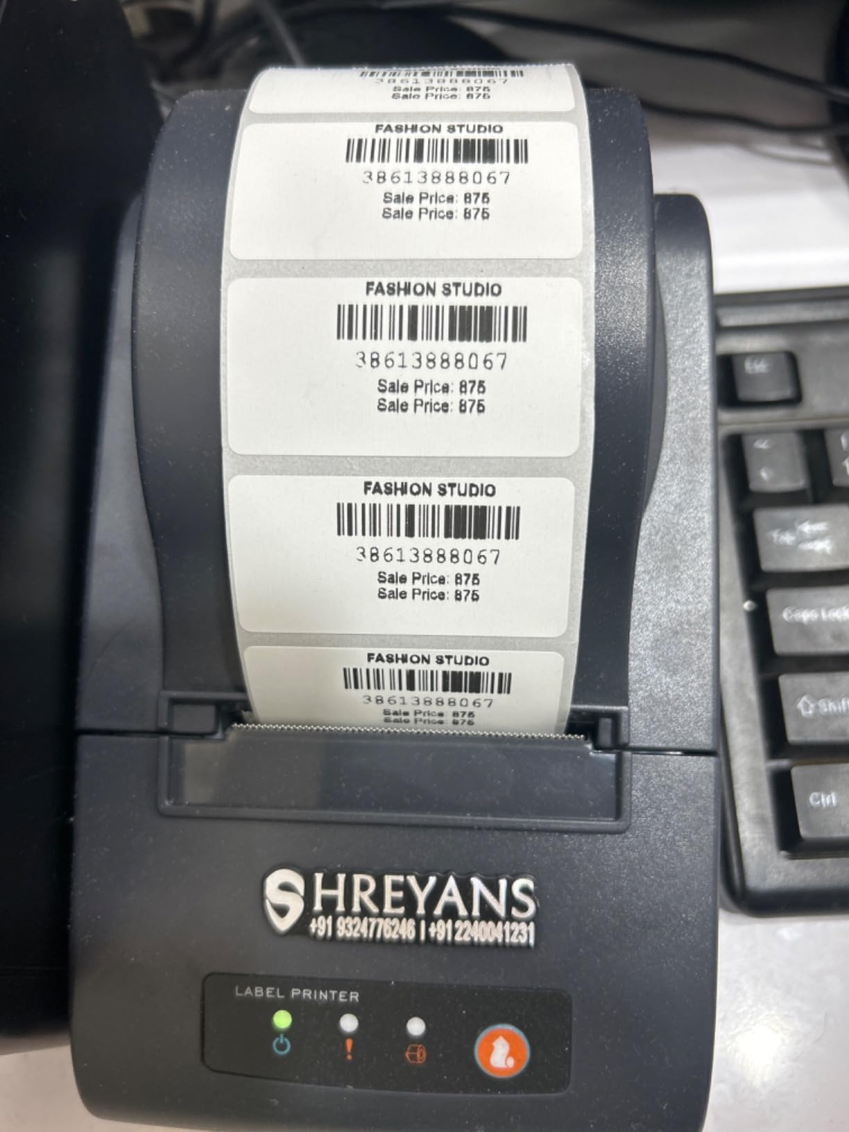 SHREYANS 58mm (2inch) Thermal Label + Receipt Printer can Printer ...