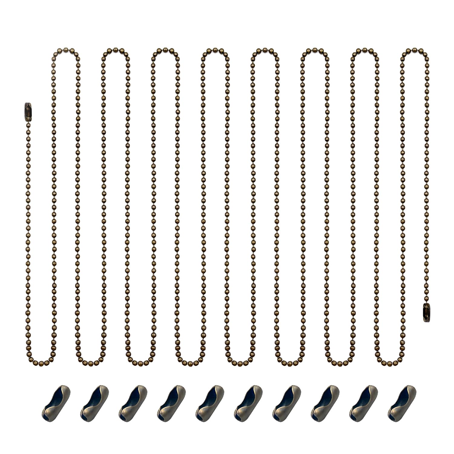 Ceiling Fan Pull Chain Extender, 12Feet 3mm Diameter Beaded Ball Fan ...