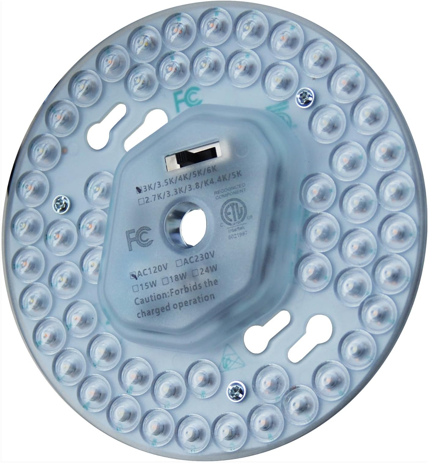 Ledytech 4.92'' LED Ceiling Fan Light Retrofit Kit, Ceiling Flush Light ...