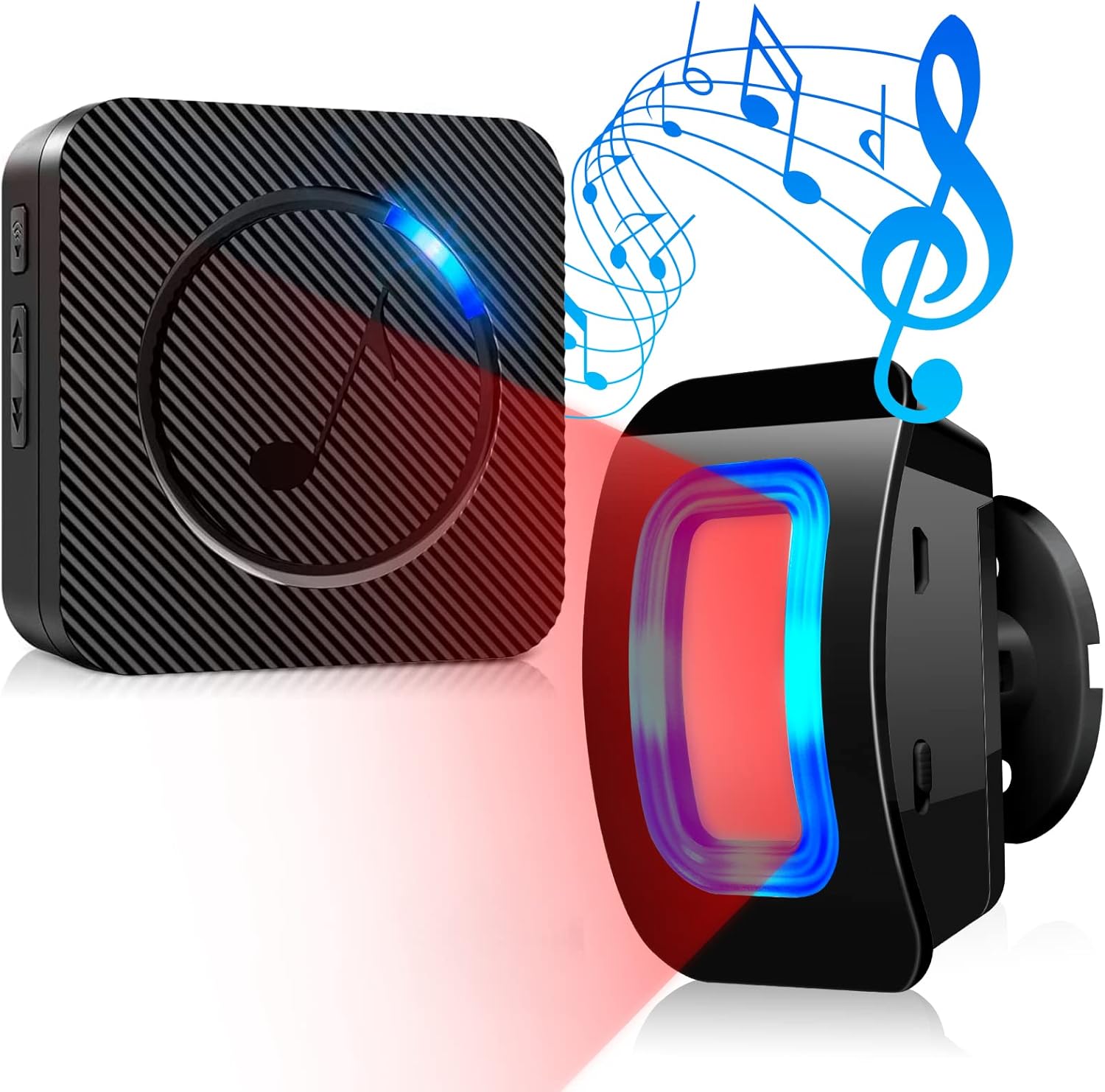 Wireless Motion Sensor LED Light - Motion Detector Alarm with 500 FT ...