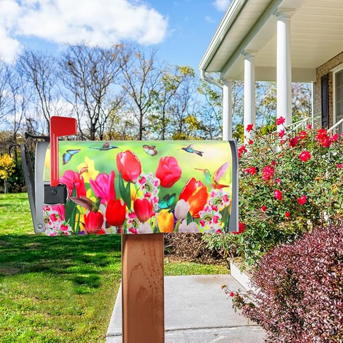 Amazon.com: Equivira Mailbox Covers Magnetic Standard Size Spring ...