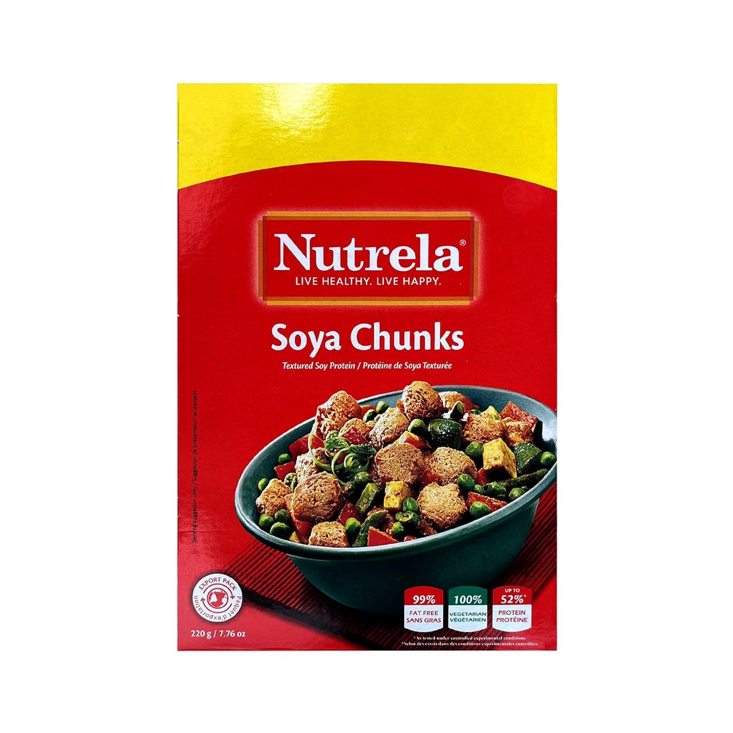 Buy Nutrela SOYA Chunks, High Protein Soyabeans, Tender & Juicy SOYA ...