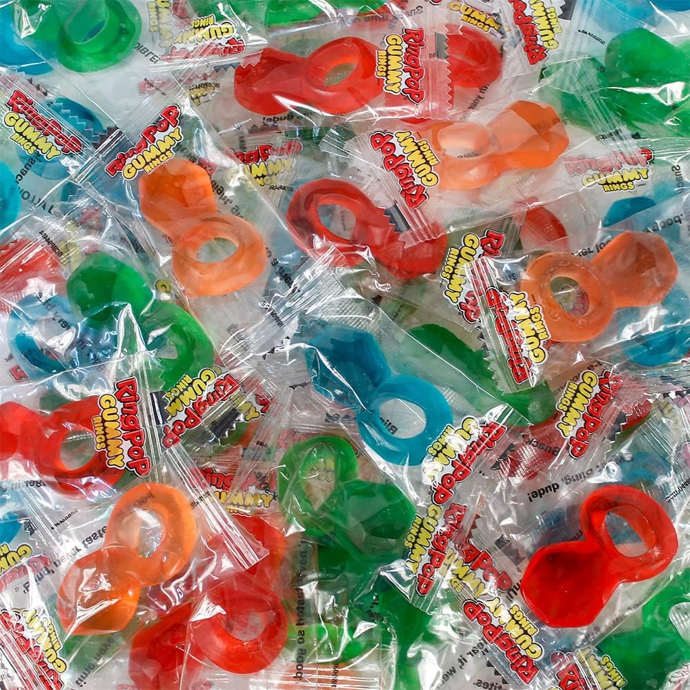 Amazon.com: Ring Pop Gummy Rings, Assorted Flavors, Individually ...