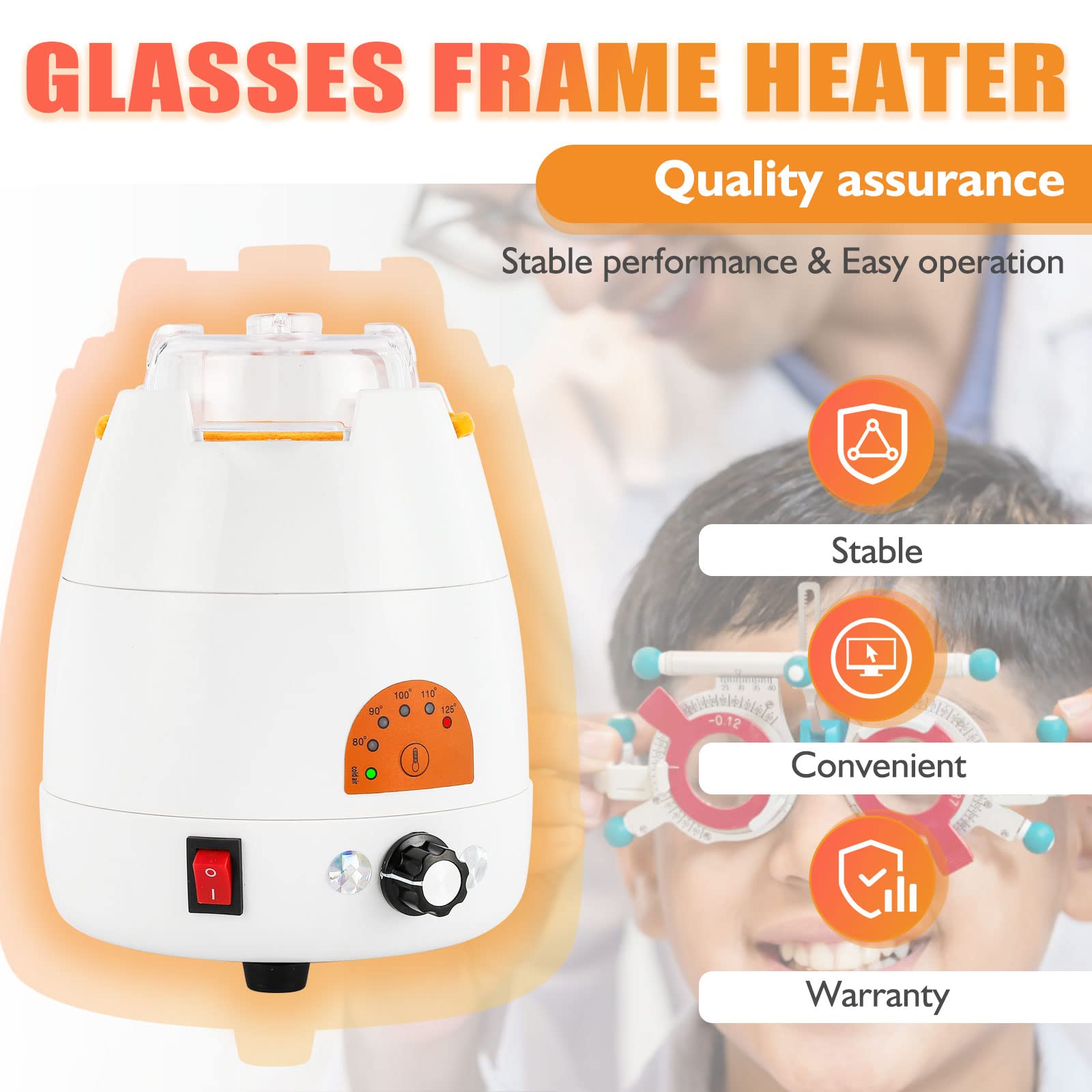 Hanchen Eyeglasses Frame Heater 6 Stage Temperature Control Eyeglasses ...