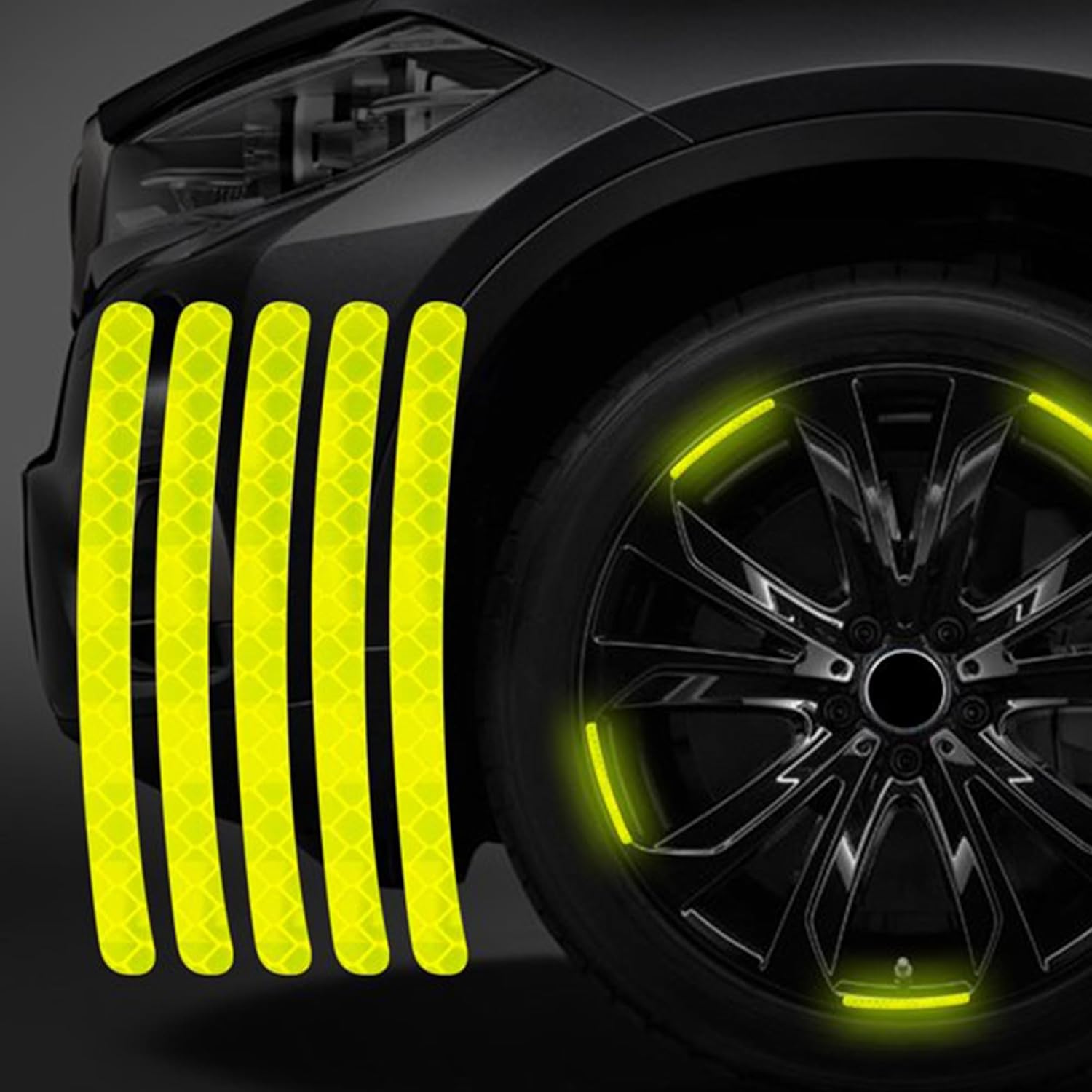 ATZ Reflective Tyre Wheel Strips Stickers Decals for Car Motorcycle ...