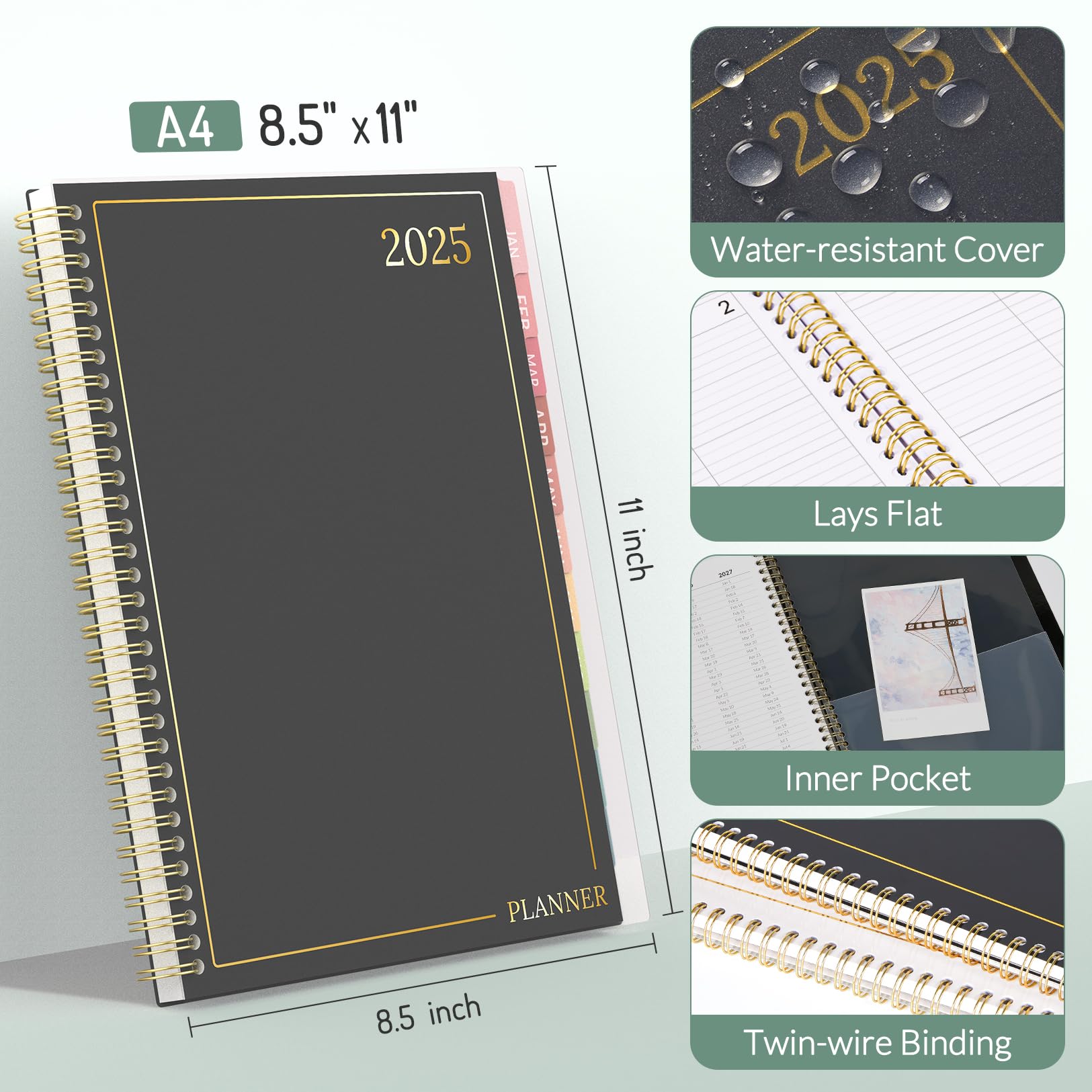 Snapklik.com : Appointment Book 2025, Forvencer 2025 Planner Weekly And ...