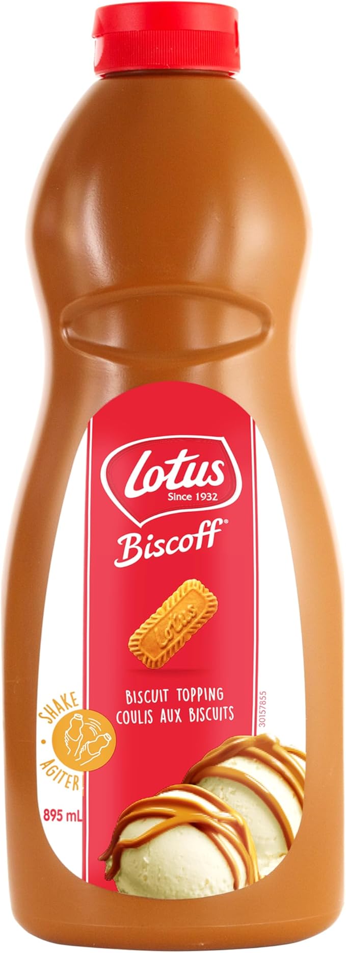 Lotus Biscoff | Topping | Squeezy Bottle | Ice Cream Topper | 1kg ...