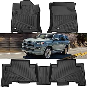 Amazon.com: All Weather Floor Mats - for 2019-2022 Toyota 4Runner, Fit ...