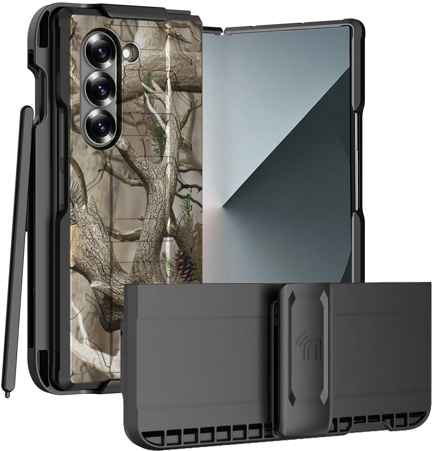 Amazon.com: Case and Belt Clip Combo for Samsung Galaxy Z Fold 6 ...