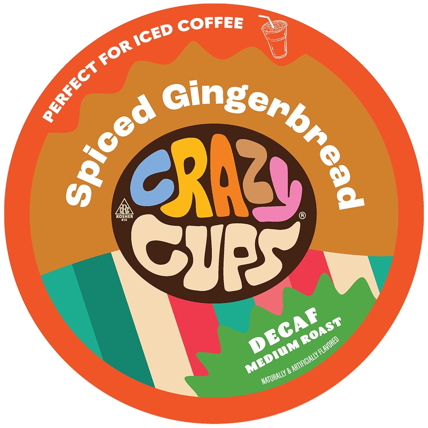 Amazon.com: Crazy Cups Decaf Spiced Gingerbread Flavored Coffee Pods ...