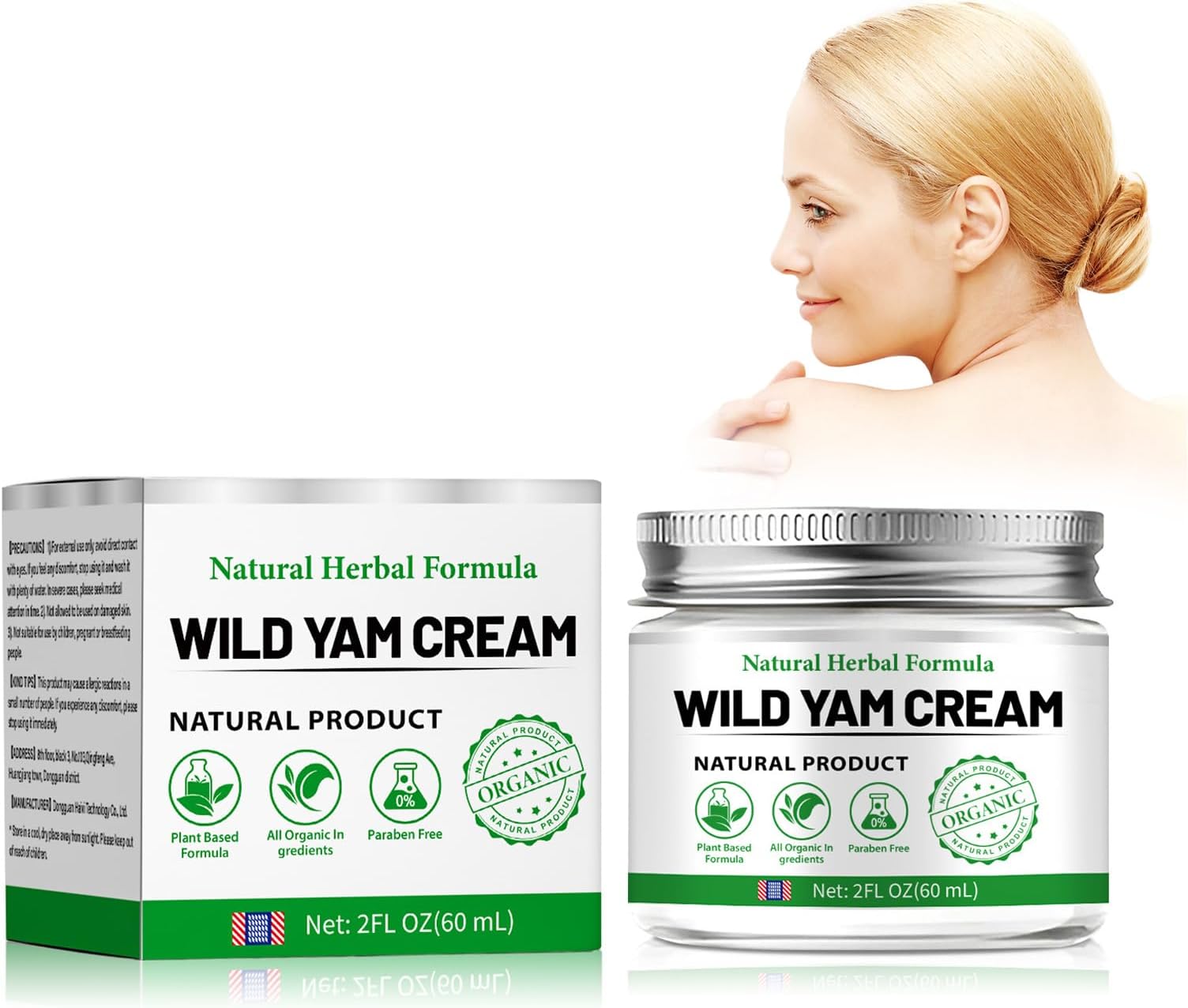 Amazon.com : Wild yam Cream 100% Natural Hormonal Support for Women ...