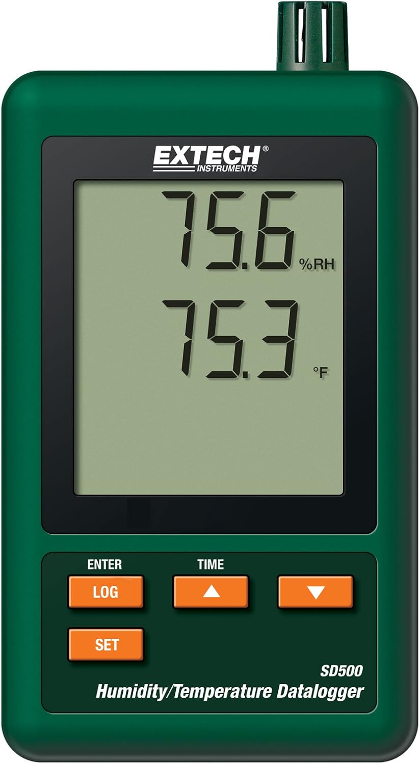 Amazon.com: Extech SD500 Humidity and Temperature Datalogger ...