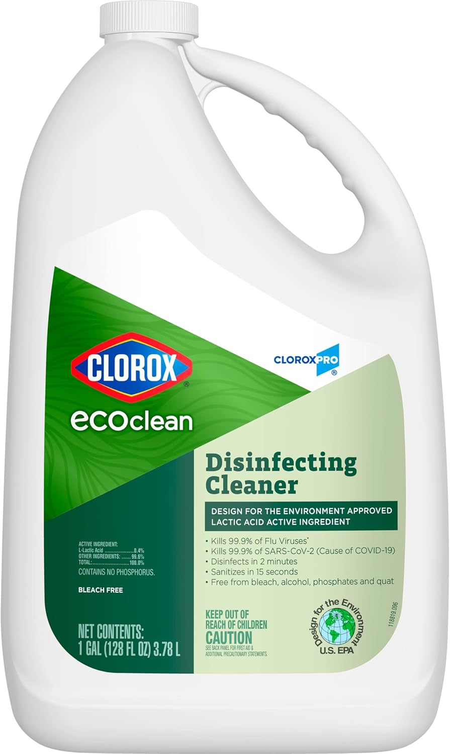 Amazon.com: Clorox CloroxPro EcoClean Disinfecting Cleaner Refill, 128 ...