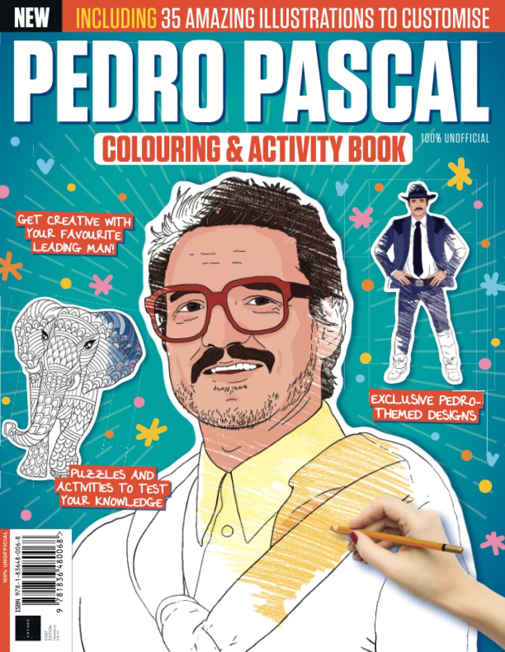 Amazon.com: Pedro Pascal Colouring & Activity Book: 9781836480068 ...