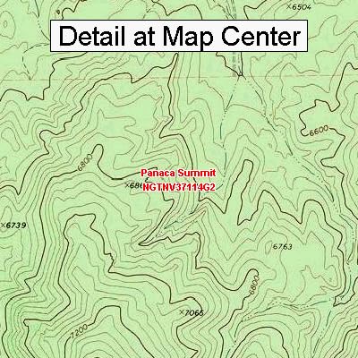 Amazon.com : USGS Topographic Quadrangle Map - Panaca Summit, Nevada ...
