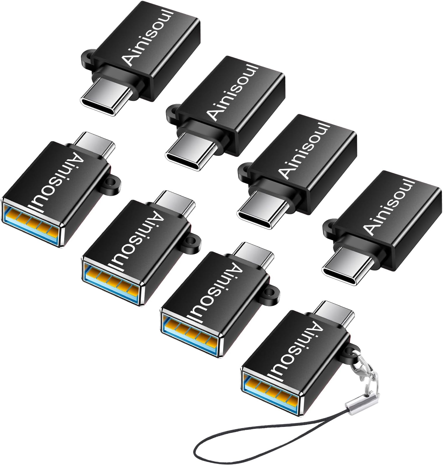 Amazon.com: BaseNew USBC Adapters 8 Pack,Type C to USB Adapter,USBC ...