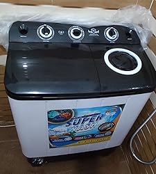 Power Guard 8.5 kg, 5 star, Semi-Automatic Top Load Washing Machine ...