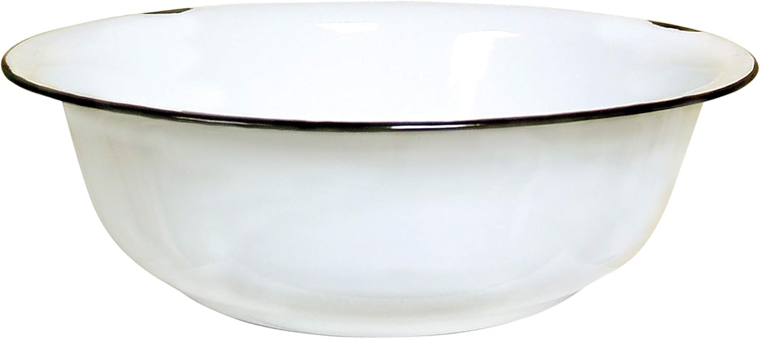 Amazon.com: CWI Gifts Enamel Basin, 12.5-Inch : Home & Kitchen