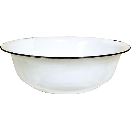 Amazon.com: MF Country Rustic Primitive Enamel Basin Enamelware : Home ...