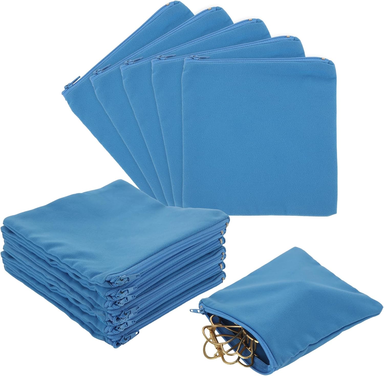 Amazon.com: LANIAKEA 25PCS Silver Storage Bags Anti Tarnish 6x6inch ...