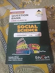Educart One-shot Question Bank SOCIAL SCIENCE CBSE Class 10 for 2024 ...