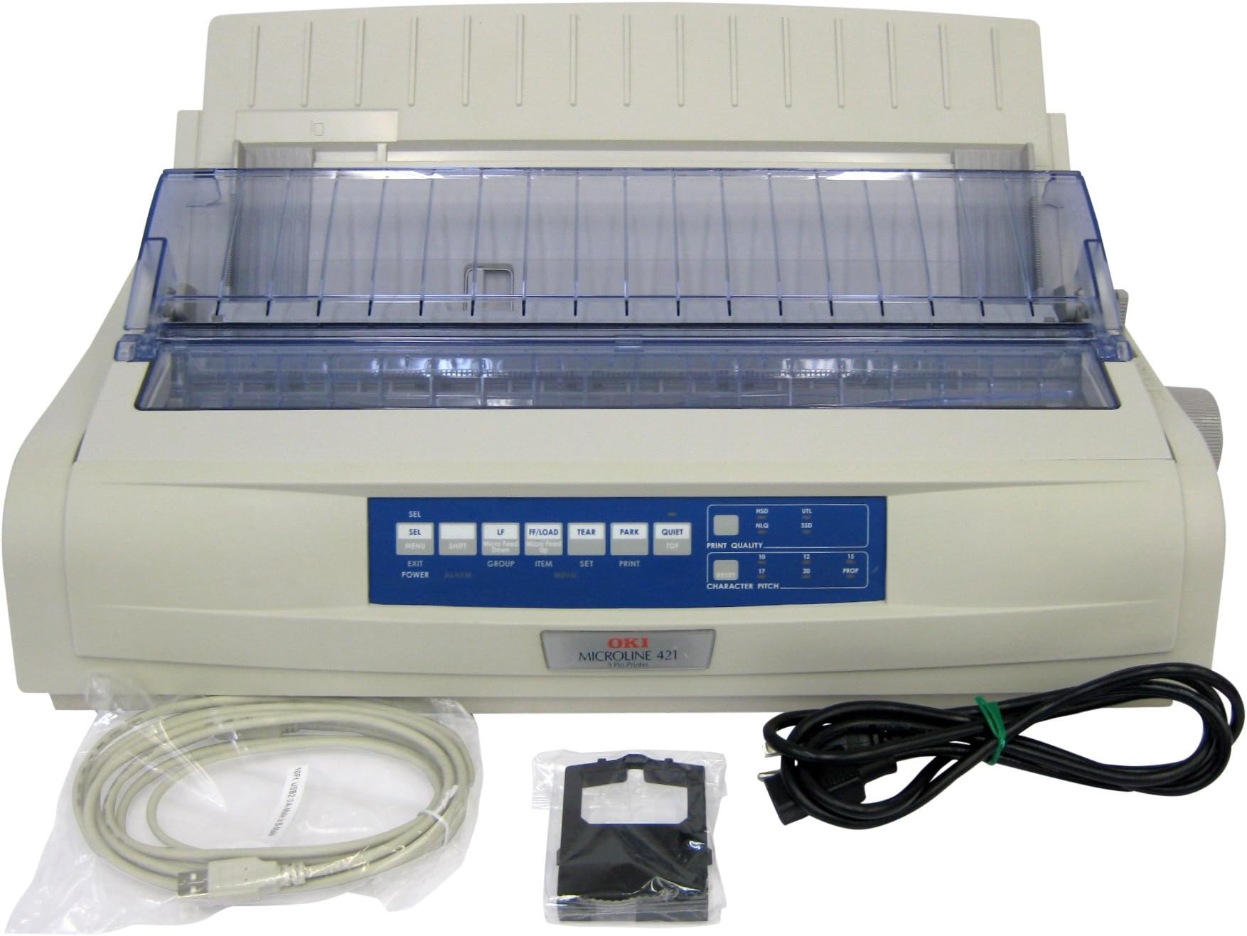 Amazon.com: OKI MICROLINE 421 Dot Matrix Printer (62418801) : Office ...
