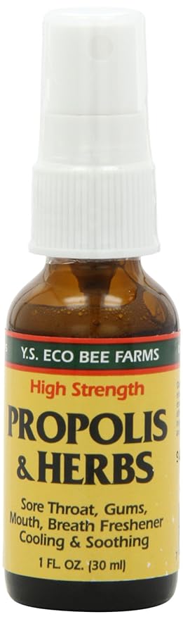 Amazon.com : High Strength Propolis & Herbs Throat Spray 1 fl Ounce (30 ...
