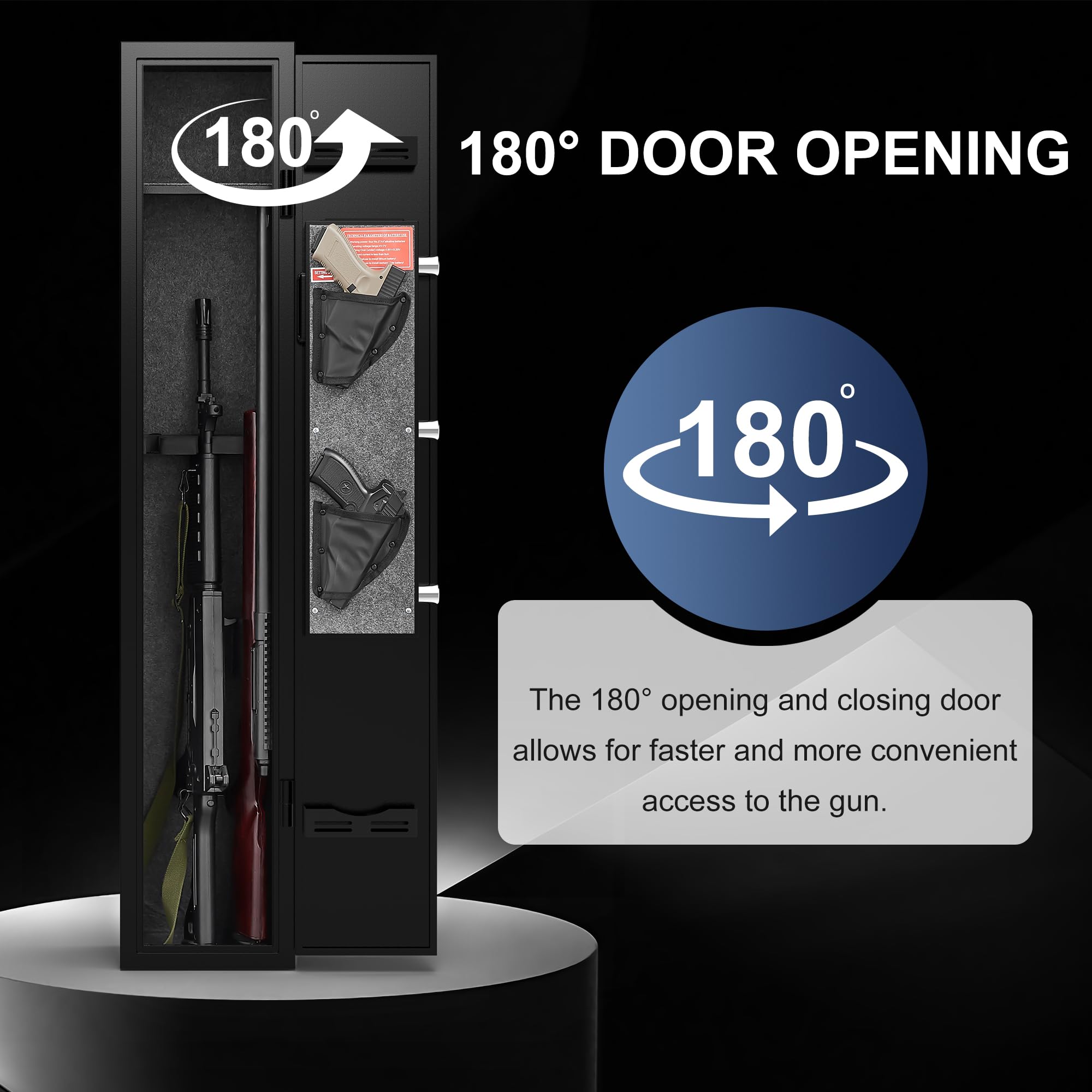 Snapklik.com : SAFEFEVER 3-5 Gun Safe, Gun Cabinets For Rifles