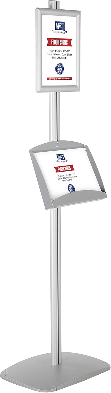 Amazon.com : Free Standing Display Stand in with 1 x (8.5x11) Frame in ...