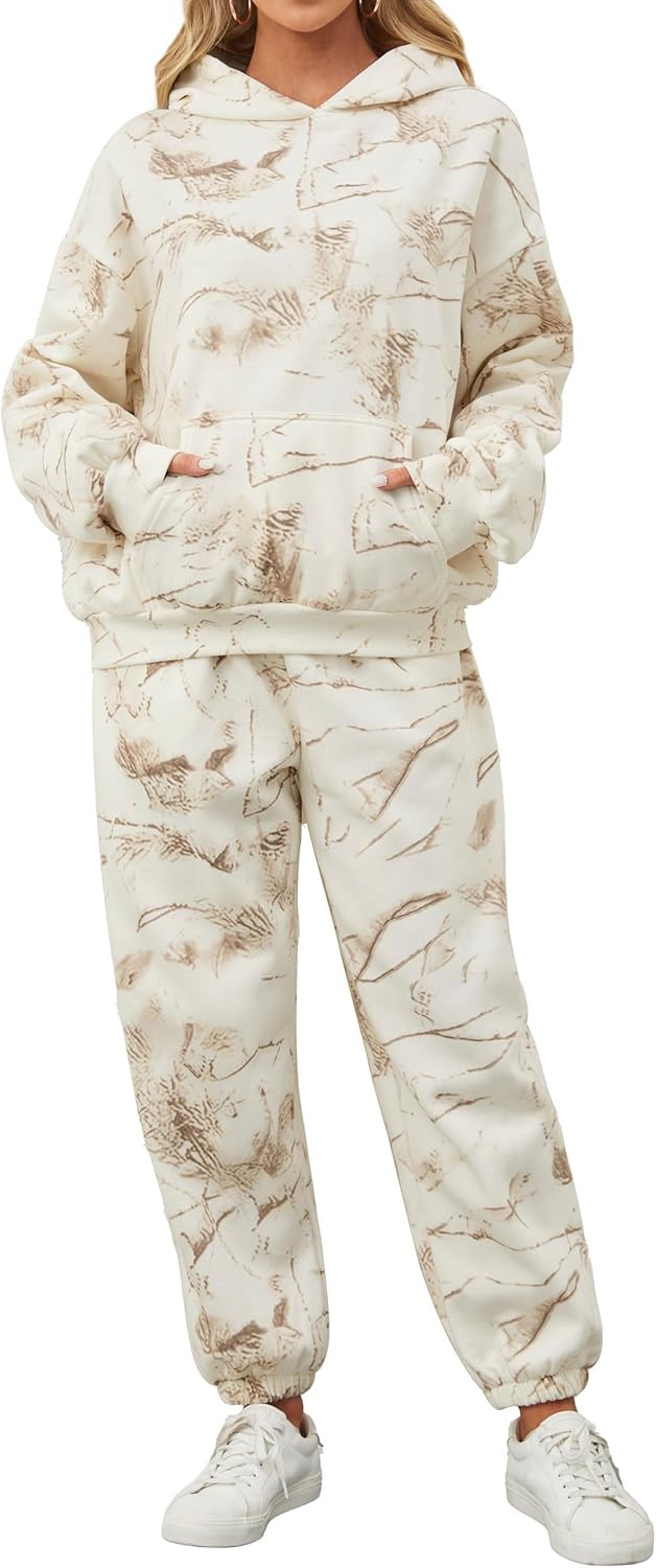 Amazon.com: Eutten Camo Sweatsuits for Women Set 2 Piece Camo Hoodies ...