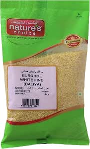 Natures Choice Burghol White Fine Daliya - 500 Gm : Amazon.ae: Grocery