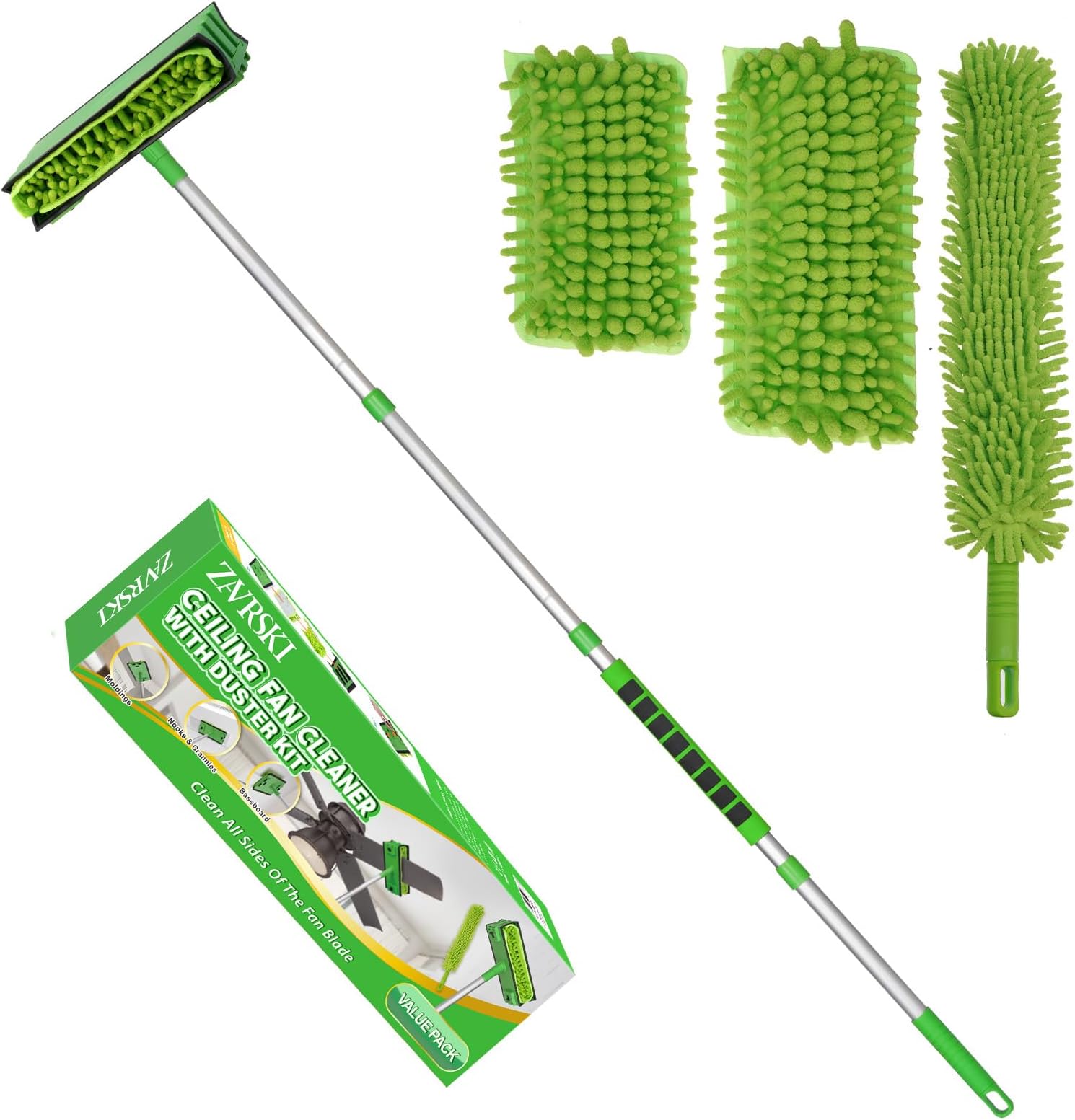 Amazon.com: The ‘SkyWipe’ Ceiling Fan Cleaner Duster with Extension ...