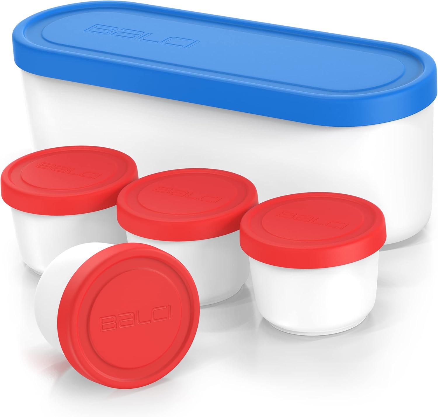 Amazon.com: BALCI - Ice Cream Container - 2 Quart & 8oz set - Perfect ...