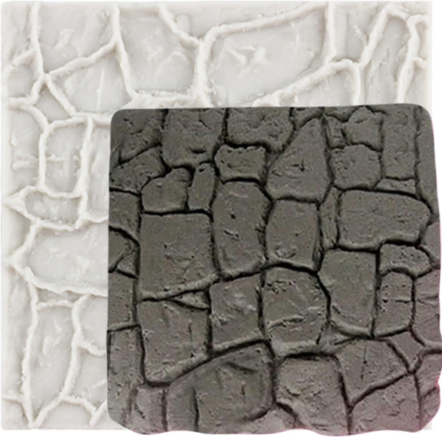 MINFEIDMS Brick Wall Texture Design Silicone Moulds Stone Texture ...