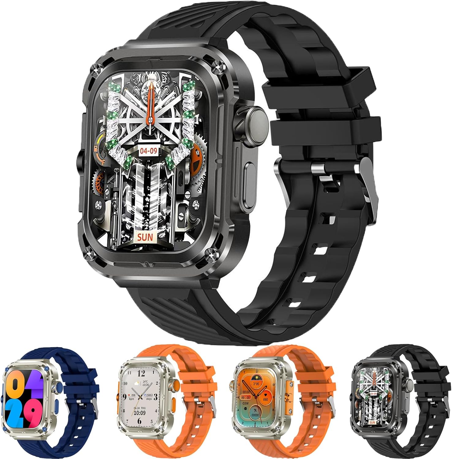 Amazon.com: BOPBISGA Z85 Max Smartwatch, Z85 Max Smart Watch, Smart ...