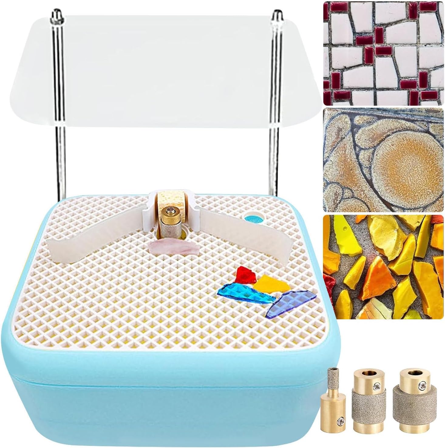 Amazon.com: AUTUMFLATGAO Stained Glass Grinder, 4200r/Min Mini DIY ...