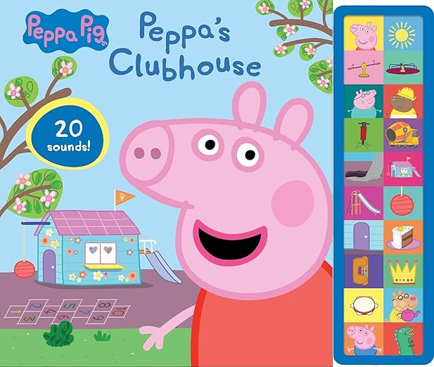 Peppa Pig: Peppa's Clubhouse Sound Book: Pi Kids: 9781503774384: Amazon ...