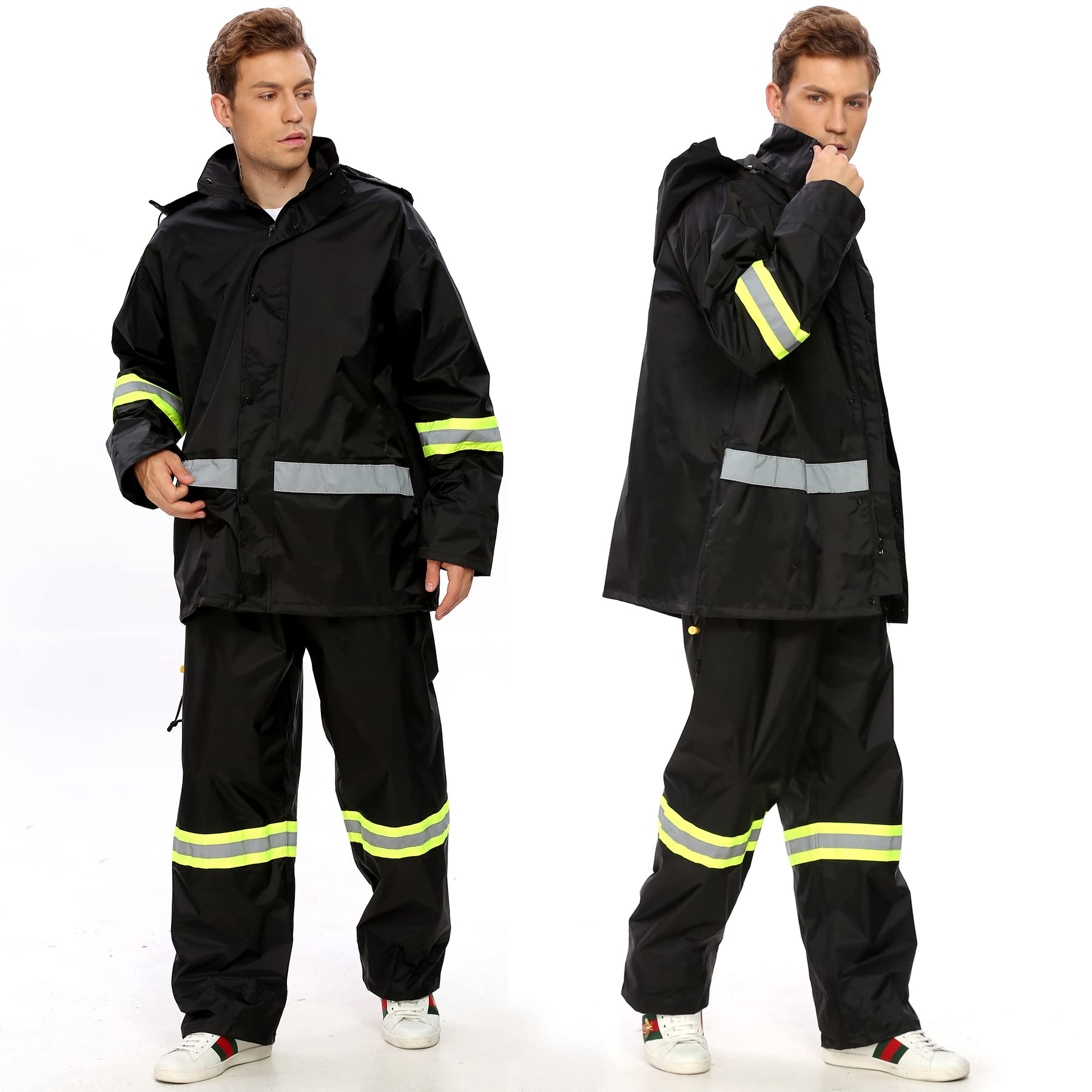 Snapklik.com : Rain Suits For Men Waterproof Rain Gear Breathable Rain ...