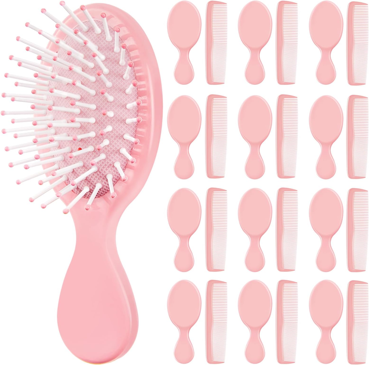 Amazon.com : FillTouch 24 Pcs Mini Wet Hair Brush Combs Bulk ...