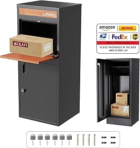 Amazon.com: Merapi Parcel Drop Boxes for Outside, 16.3" *15.2"* 40.4 ...
