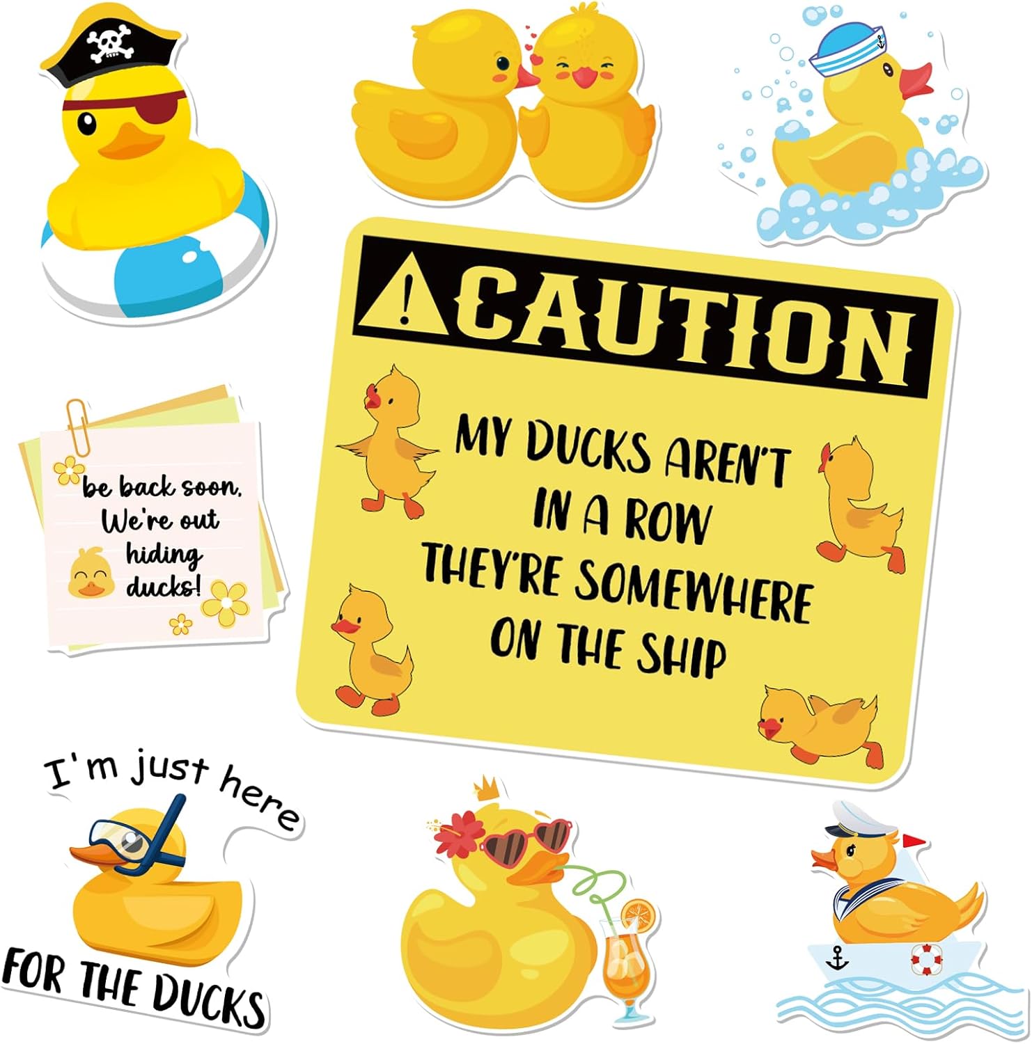 Amazon.com: Cosmisun Cruise Door Decorations Magnetic - 8PCS Funny ...