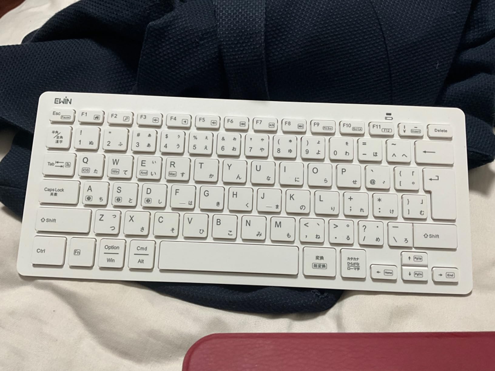 Amazon.co.jp: Ewin Japanese Layout Bluetooth Keyboard, Multi-Pairing ...