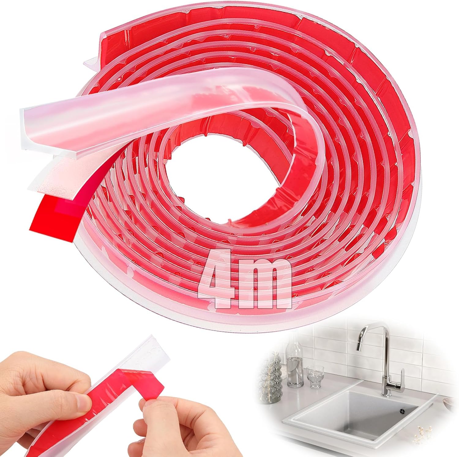 SWTYExt 157inch Wetroom Floor Barrier Silicone Wet Room Floor Barrier ...