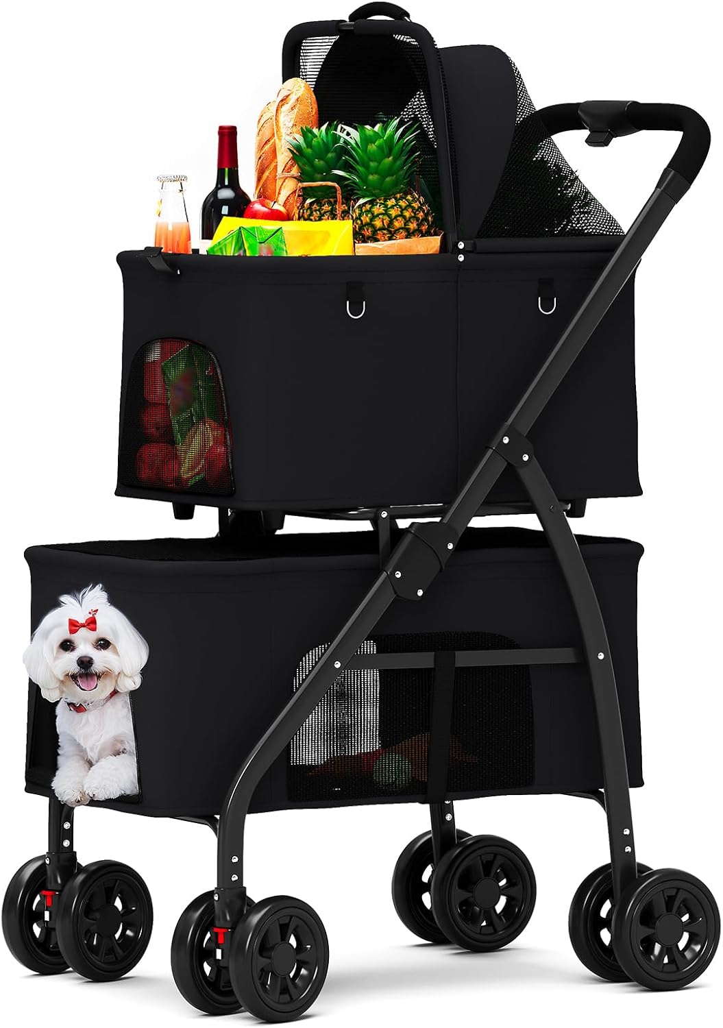 Amazon.com: JUSCHIPEXL Multifunctional Collapsible Cart with Removable ...