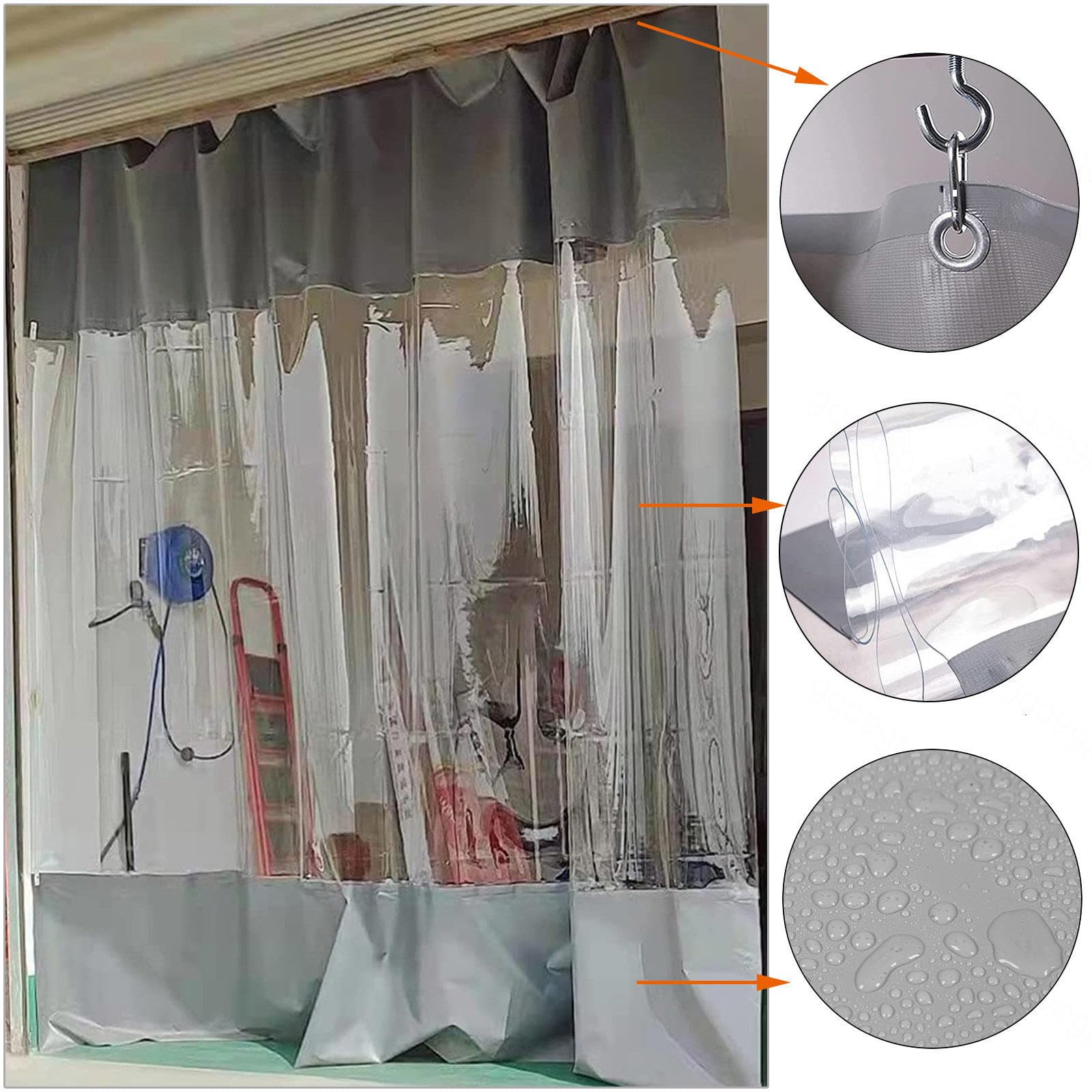 Outdoor Plastic Weather Panels Clear Vinyl Curtains Amazon.com: