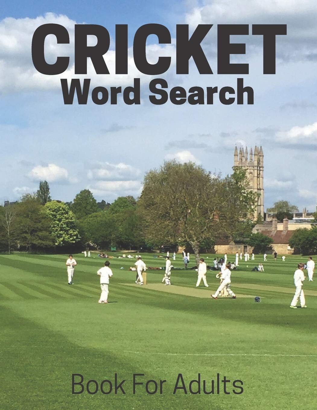 Cricket Word Search Book For Adults: Large Print Cricket Fans gift ...
