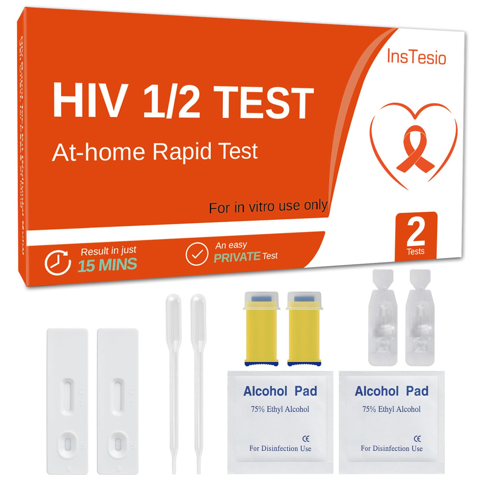 Buy HIV Test 1/2 Kit for Self Test with Rapid & Accurate Result ...