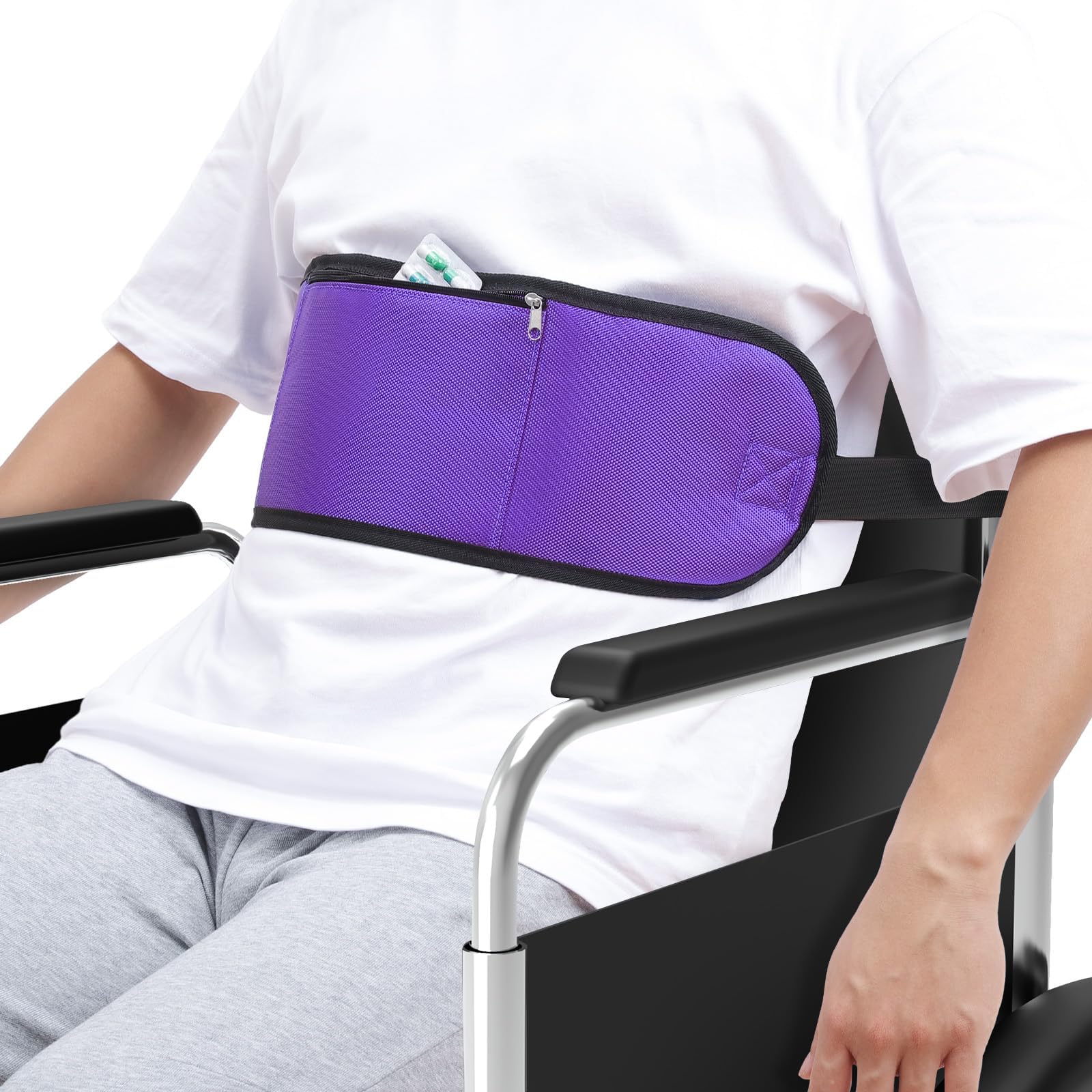 Amazon.com: Wheelchair Seat Belt Medical Restraints Straps with ...
